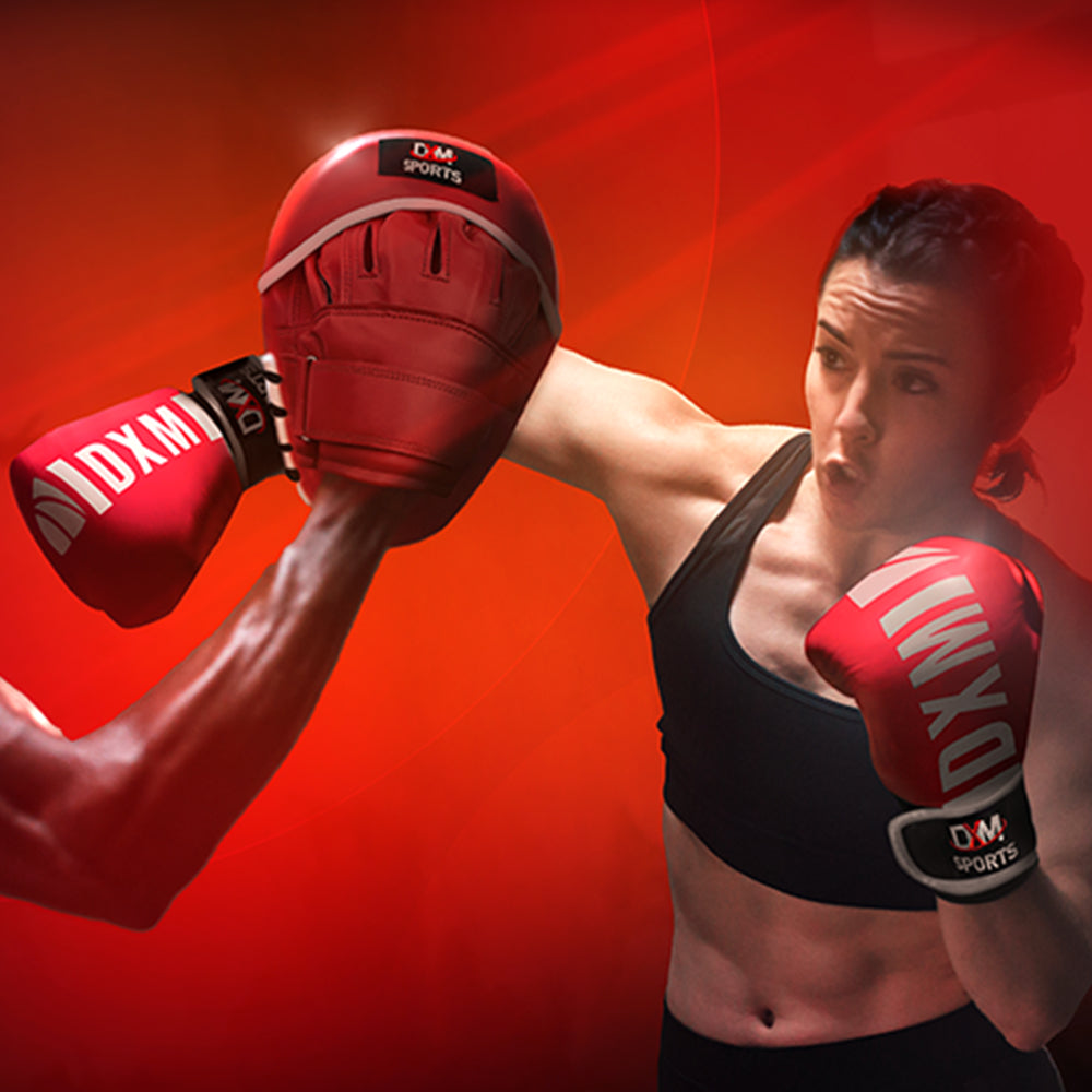 DXM SPORTS Professional Boxing Punching Mitts – Refine Your Strikes