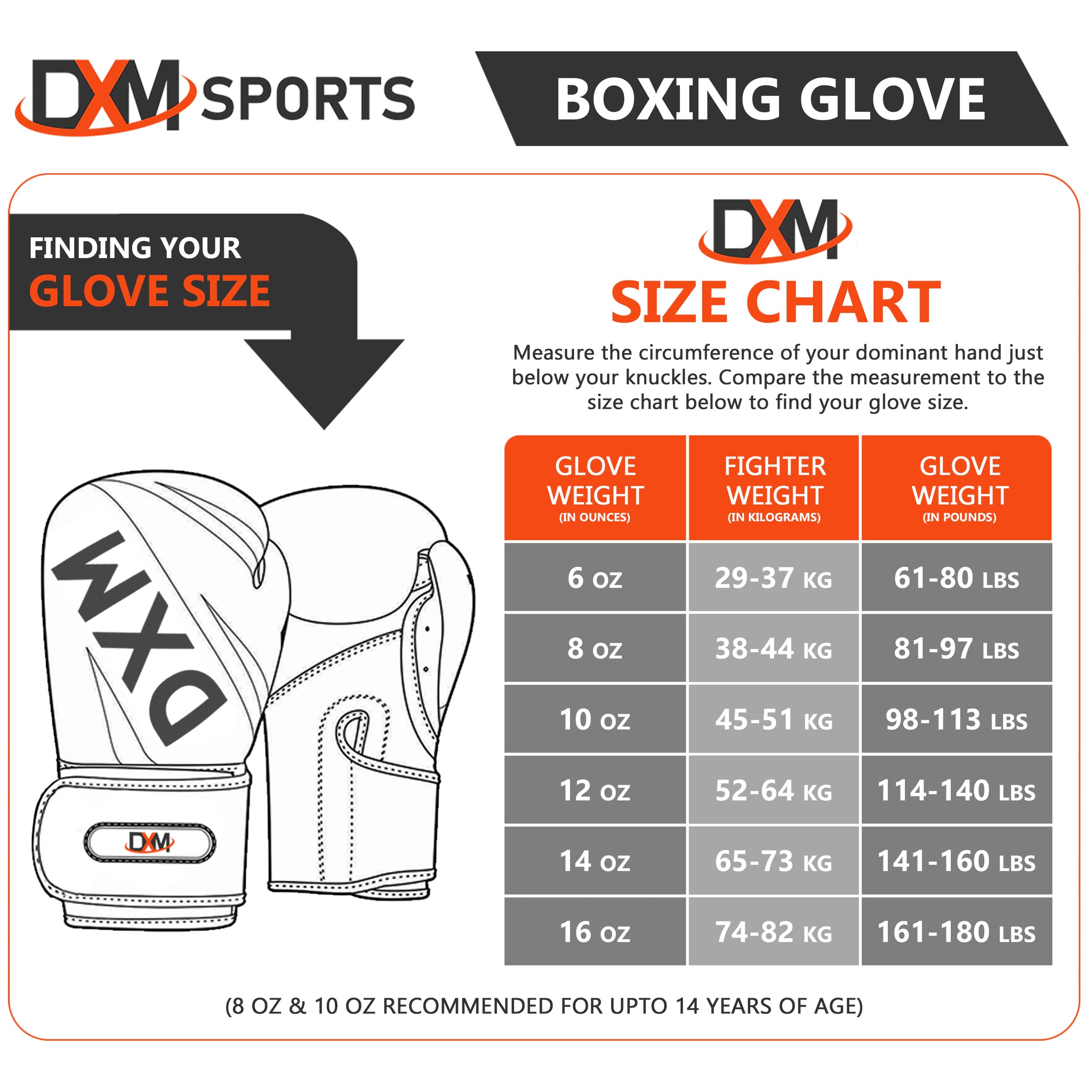 DXM Premium Boxing Gloves for Men & Women - Black & Gold